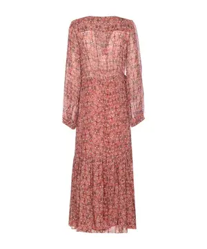 Isabel Marant Étoile Briane Floral Print V-neck Maxi Dress