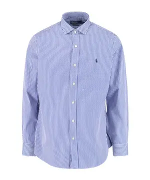 Polo Ralph Lauren Pony Embroidered Striped Shirt - Blue