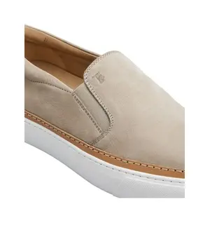 TOD'S Slip-on Sneakers With Elastic Inlay And Embossed Logo