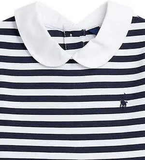 Polo Ralph Lauren Striped Dress With Peter Pan Collar