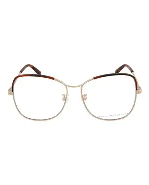 Stella McCartney Tortoiseshell And Gold Tone Eyeglasses