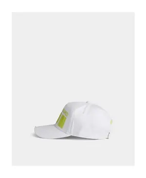 Dsquared2 Logo Printed Baseball Cap - White