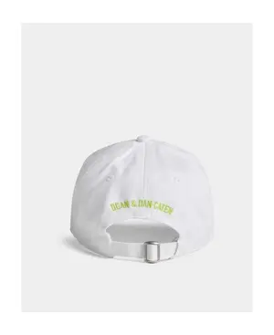 Dsquared2 Logo Printed Baseball Cap - White