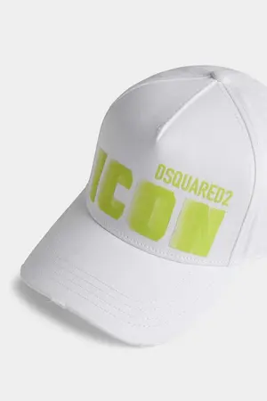 Dsquared2 Logo Printed Baseball Cap - White