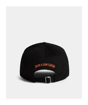 Dsquared2 Logo Printed Baseball Cap - Black