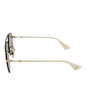 Gucci Aviator Sunglasses With Logo Detail