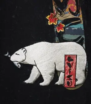 Moose Knuckles X Evisu Embroidered-detail T-shirt