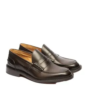 TRICKER'S Round-toe Penny Loafers