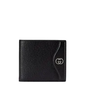 Gucci Interlocking G Card Case Wallet - Black