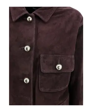 ARMA Rosia Suede Jacket - Black