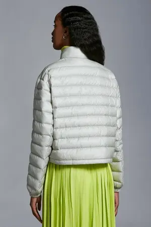 Moncler Down Puffer Jacket With Embossed Logo