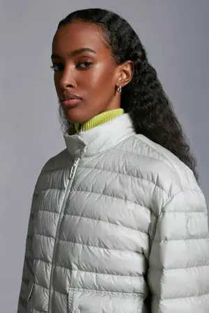Moncler Down Puffer Jacket With Embossed Logo