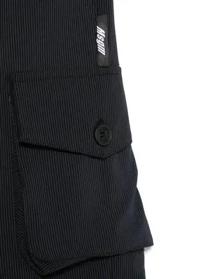 MSGM Pinstriped Cargo Shorts