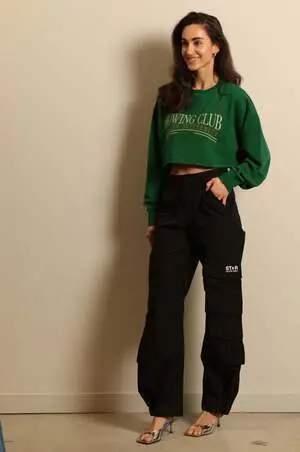 GOLDEN GOOSE Ripstop Mid-rise Cargo Trousers