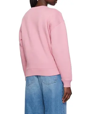 Maison Kitsuné Crewneck Sweatshirt With Fox Head Patch