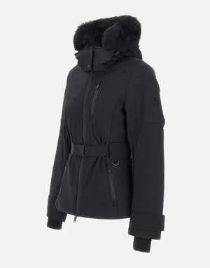 Moose Knuckles Belted Hooded Jacket