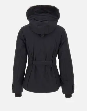 Moose Knuckles Belted Hooded Jacket