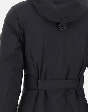 Moose Knuckles Belted Hooded Jacket