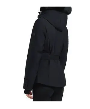 Moose Knuckles Belted Hooded Jacket