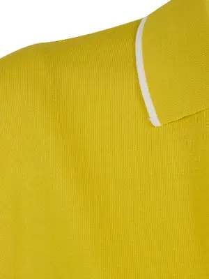 Aspesi Knit Polo Top With Contrast Trim