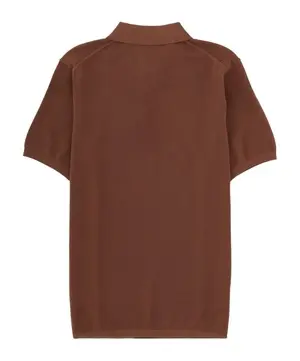 Aspesi Textured Knit Polo Shirt