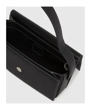 Karl Lagerfeld Logo-plaque Contrast-stitch Shoulder Bag