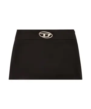 DIESEL® Logo Detailed Mini Skirt