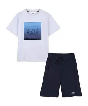 Hugo Boss Logo Detail Shorts Set