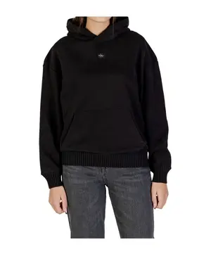 Calvin Klein Long Sleeve Hooded Sweatshirt With Front Logo