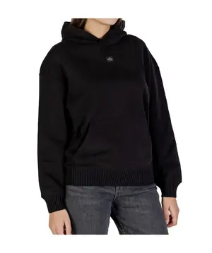 Calvin Klein Long Sleeve Hooded Sweatshirt With Front Logo