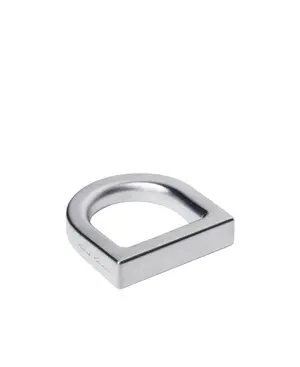 Rick Owens D-ring Logo-engraved Ring
