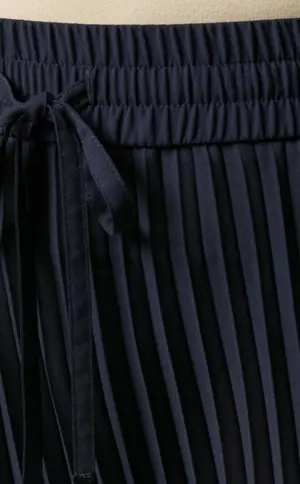 Red Valentino Pleated Skirt With Waist Tie