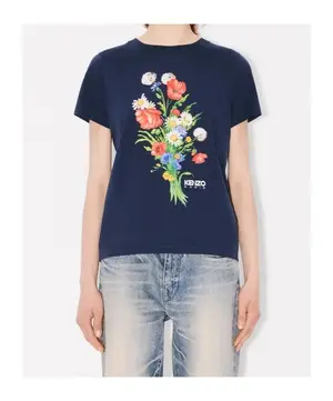 Kenzo Archive Bouquet' T-shirt In Cotton