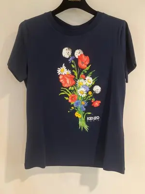 Kenzo Archive Bouquet' T-shirt In Cotton