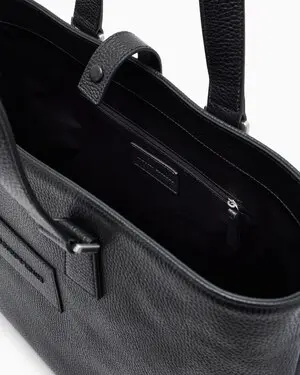 Emporio Armani Leather Tote Bag