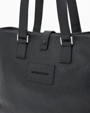 Emporio Armani Leather Tote Bag