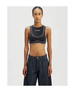 Palm Angels Rainbow Miami Sporty Top