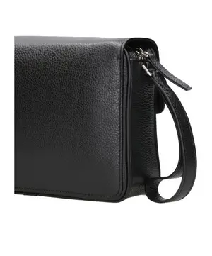 ORTIGNI Leather Clutch With Logo