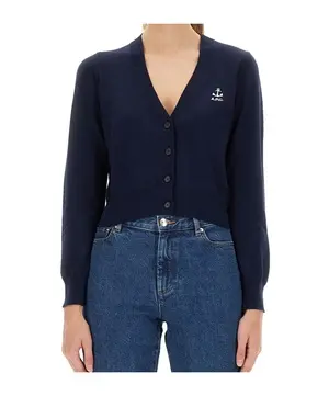 A.p.c. Josephine Anchor-embellished Cardigan