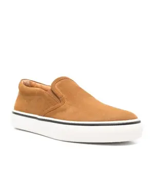 TOD'S Round Toe Slip-on Loafers