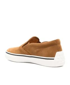 TOD'S Round Toe Slip-on Loafers