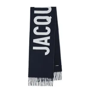 Jacquemus Fringed Scarf - Black