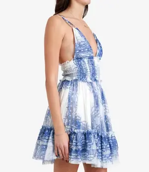 Philosophy Di Lorenzo Serafini Abstract Pattern Mini Dress