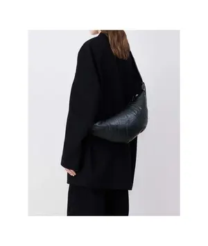 LEMAIRE Medium Croissant Shoulder Bag - Forest