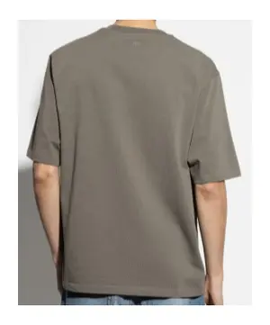 AMI Paris De Coeur Crewneck T-shirt - Green