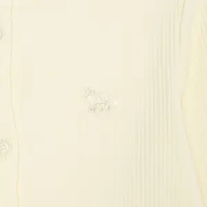 Maison Kitsuné Ribbed Fitted Cardigan