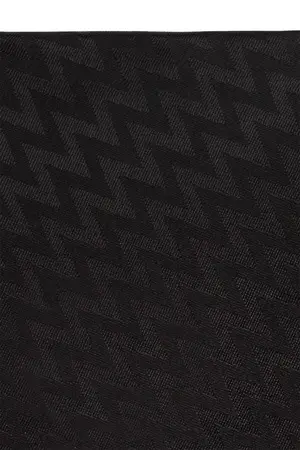 LANVIN Logo-jacquard Frayed Edge Scarf