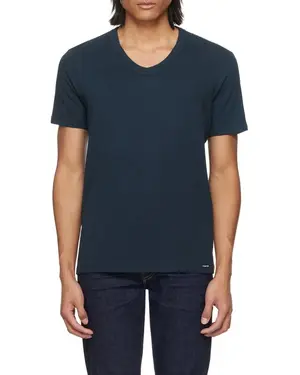 TOM FORD V-neck Jersey T-shirt