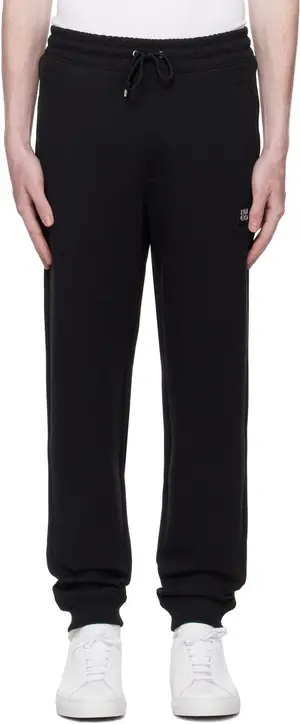 Hugo Boss Logo-patch Drawstring-waistband Track Pants