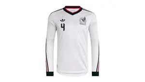 Adidas Mexico 26 Authentic Alvarez Long Sleeve Jersey